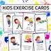 Kids Exercise Cards: Movement & Brain Breaks (printable) - Etsy