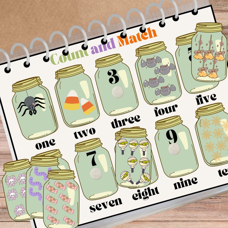 Fall Busy Book Printable Quiet Book Homeschool Learning Materials ...