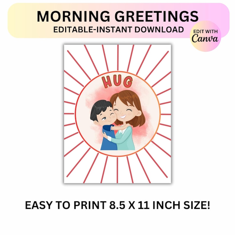 Classroom Morning Greeting Display Pack Morning Greeting for Students ...