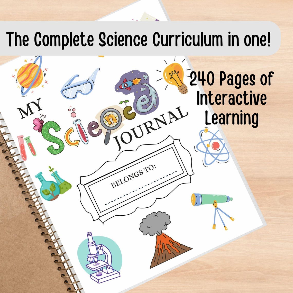 Science Curriculum Mega Bundle: Interactive Learning Journal - Etsy