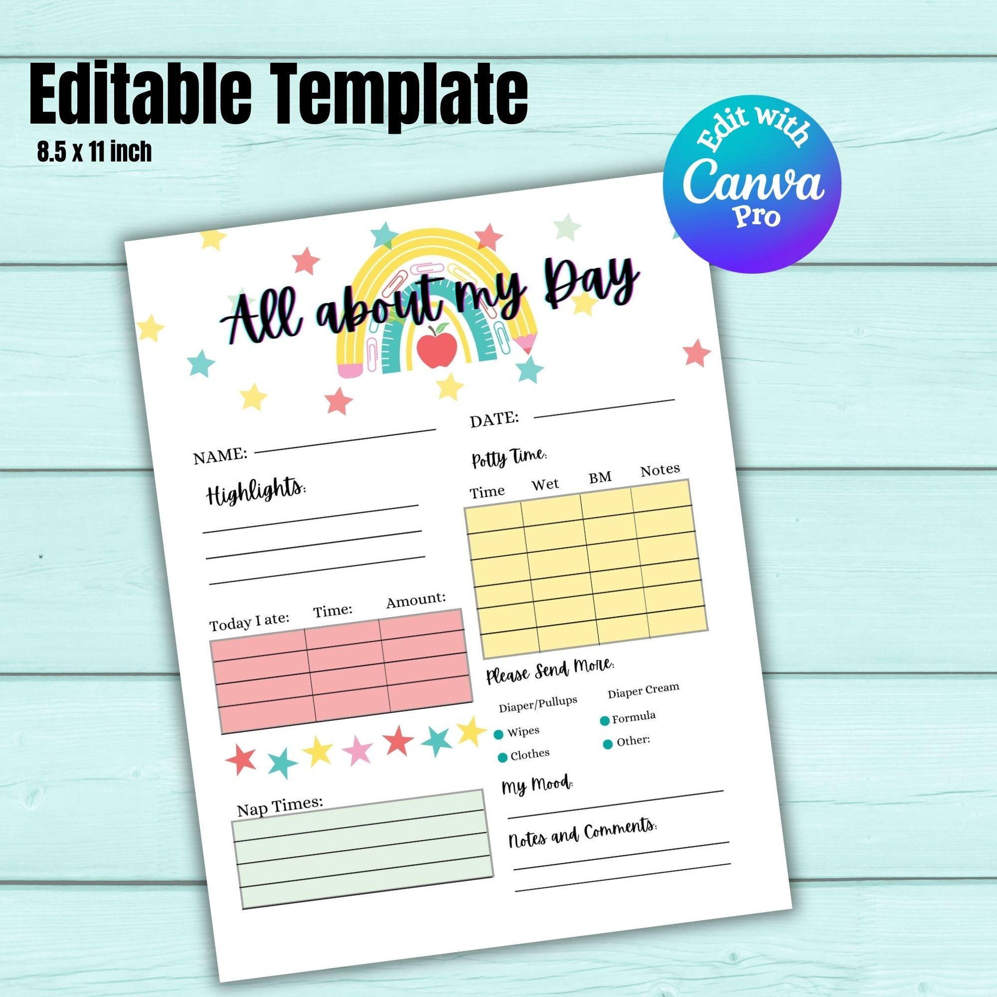 Daycare Forms Bundle Starter Kit Childcare Forms in Home Daycare ...