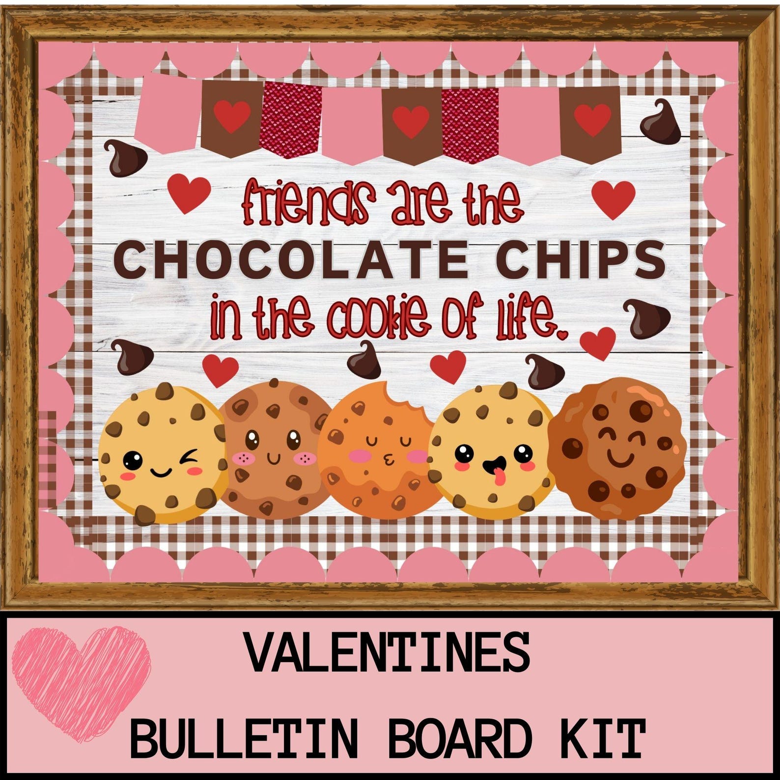 Valentines Bulletin Board Kindness Bulletin Board Cookies Bulletin ...