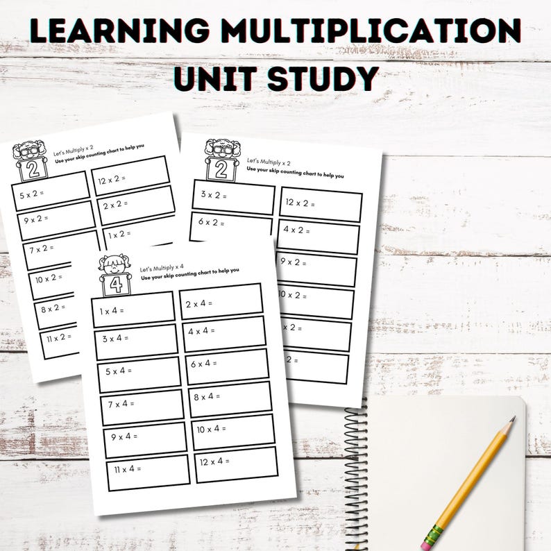 Learn to Multiply Printable Multiplication Charts With Practice ...