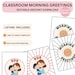 Classroom Morning Greeting Display Pack Morning Greeting for Students ...