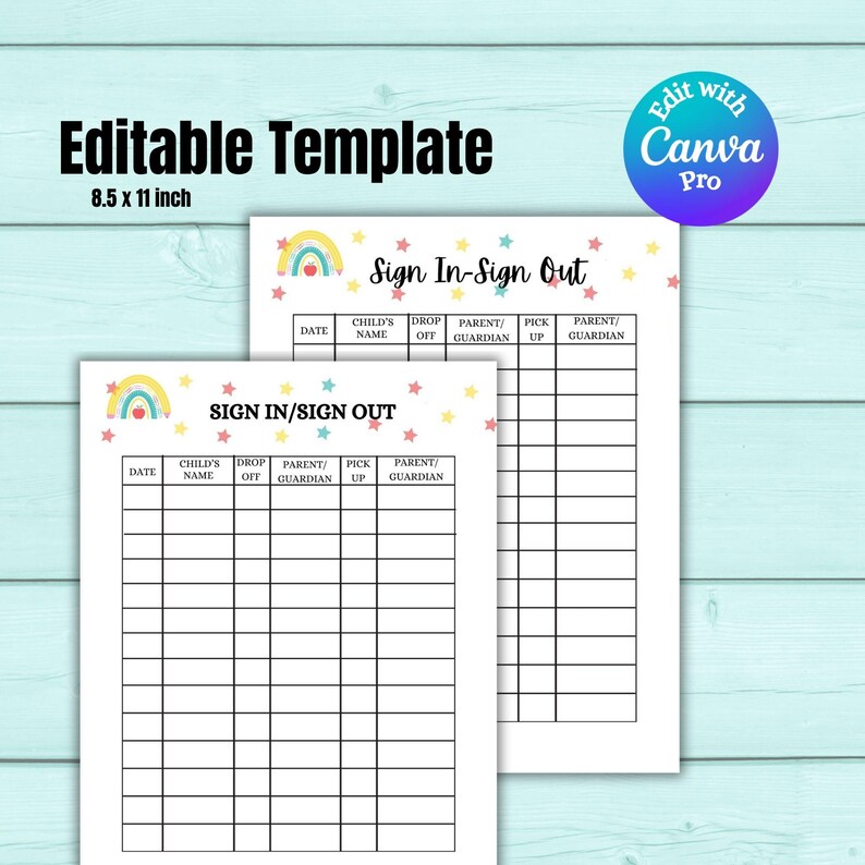 Daycare Forms Bundle Starter Kit Childcare Forms in Home Daycare ...