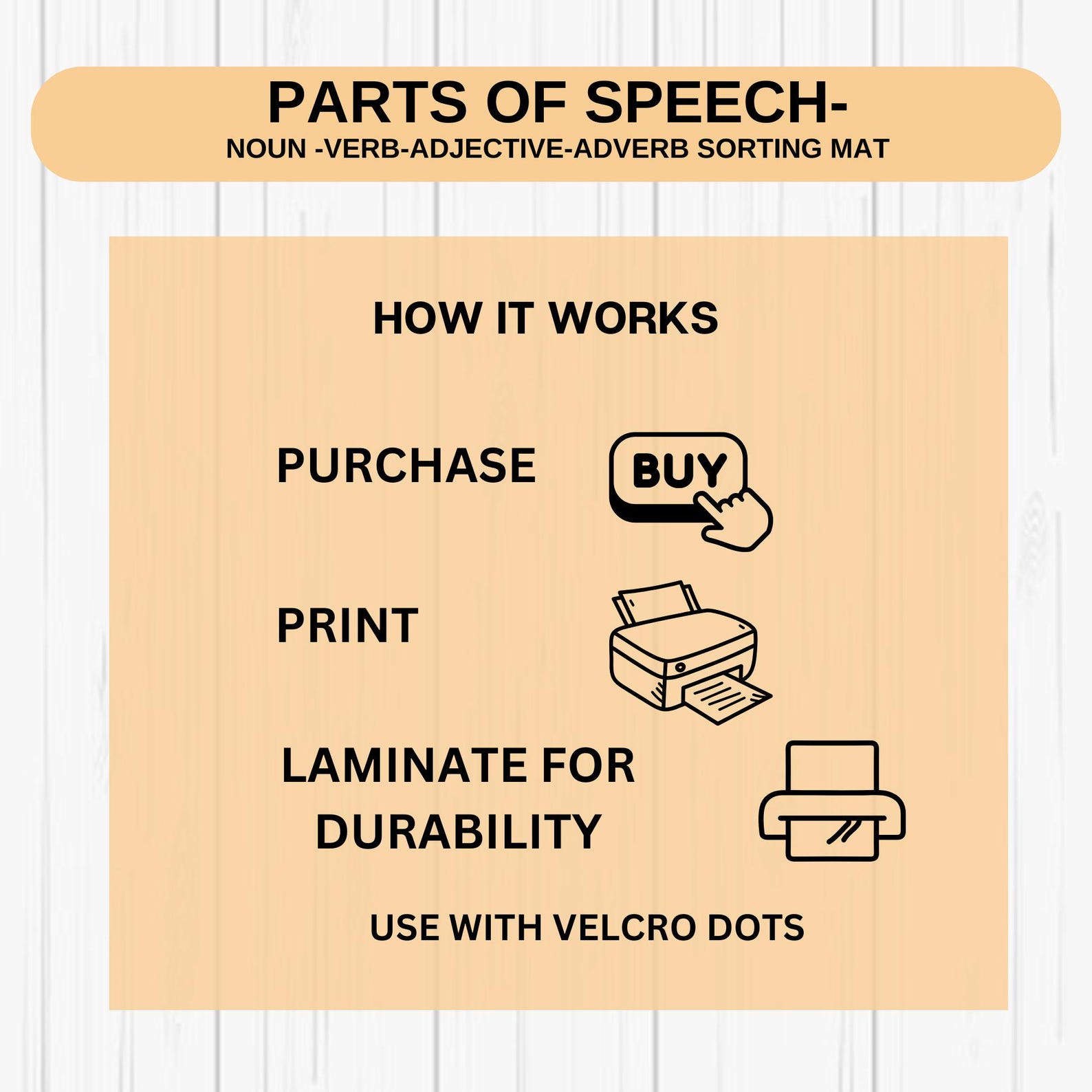 Parts of Speech Activity Printable Grammar Game Kids Language Arts ...