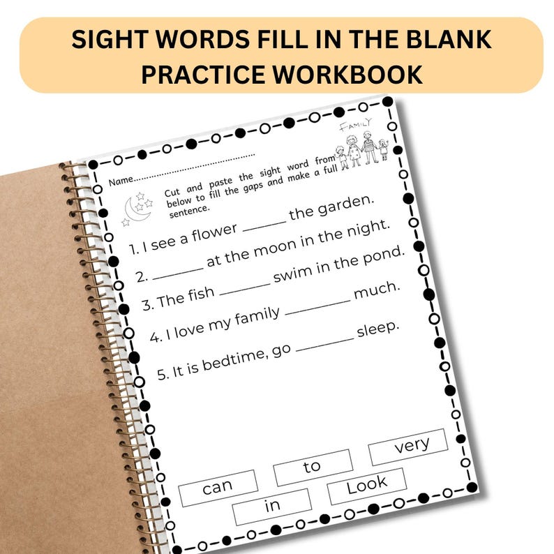 Printable Let's Learn Sight Words Worksheets. Kindergarten-1st Grade ...