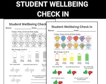 Student Check-in Sheet - Etsy