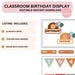 Classroom Birthday Printable Display Editable in Canva Boho Modern ...