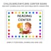 Colorful Preschool Center Signs: Daycare & Classroom Decor Printable ...
