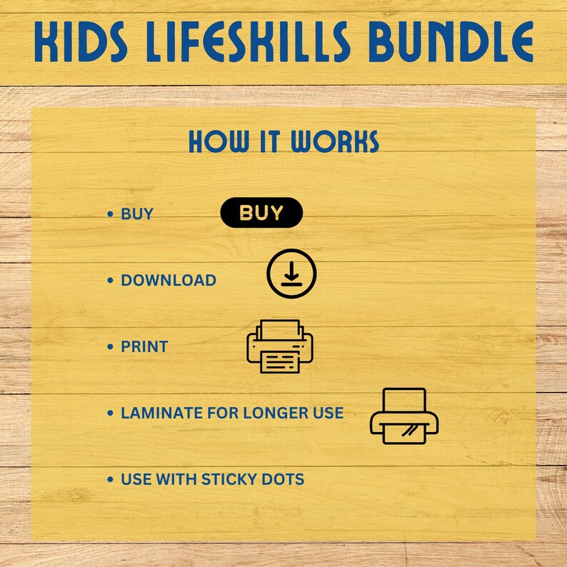 Life Skills for Kids Printable Bundle Learn to Tell Time Phone Number ...