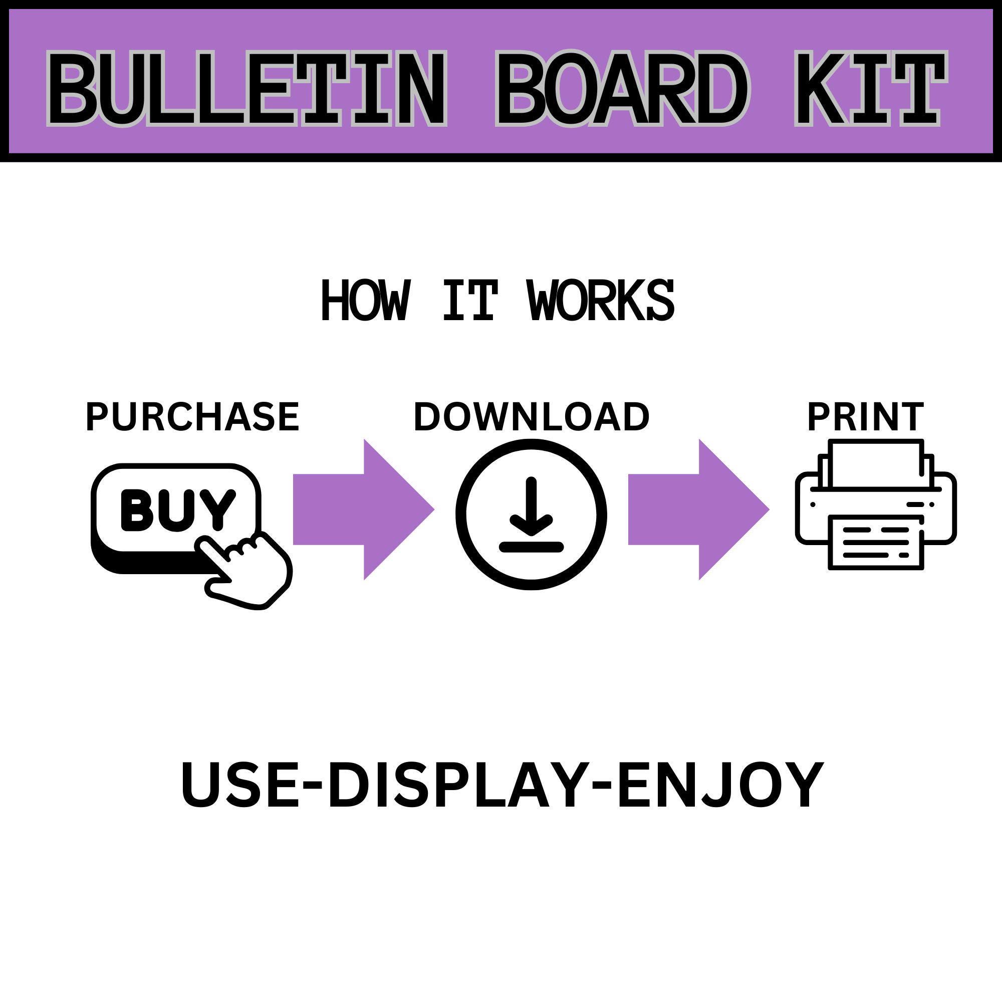 O-FISH-ALLY Back to School Bulletin Board Kit Back to School Bulletin ...