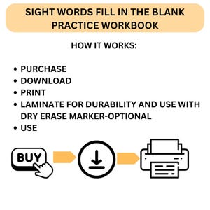 Printable Let's Learn Sight Words Worksheets. Kindergarten-1st Grade ...