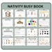 Nativity Busy Book: Christmas Preschool Learning Binder Printable - Etsy