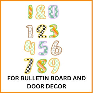 Bulletin Board Letters Retro Bulletin Board Letters Boho Bulletin Board ...