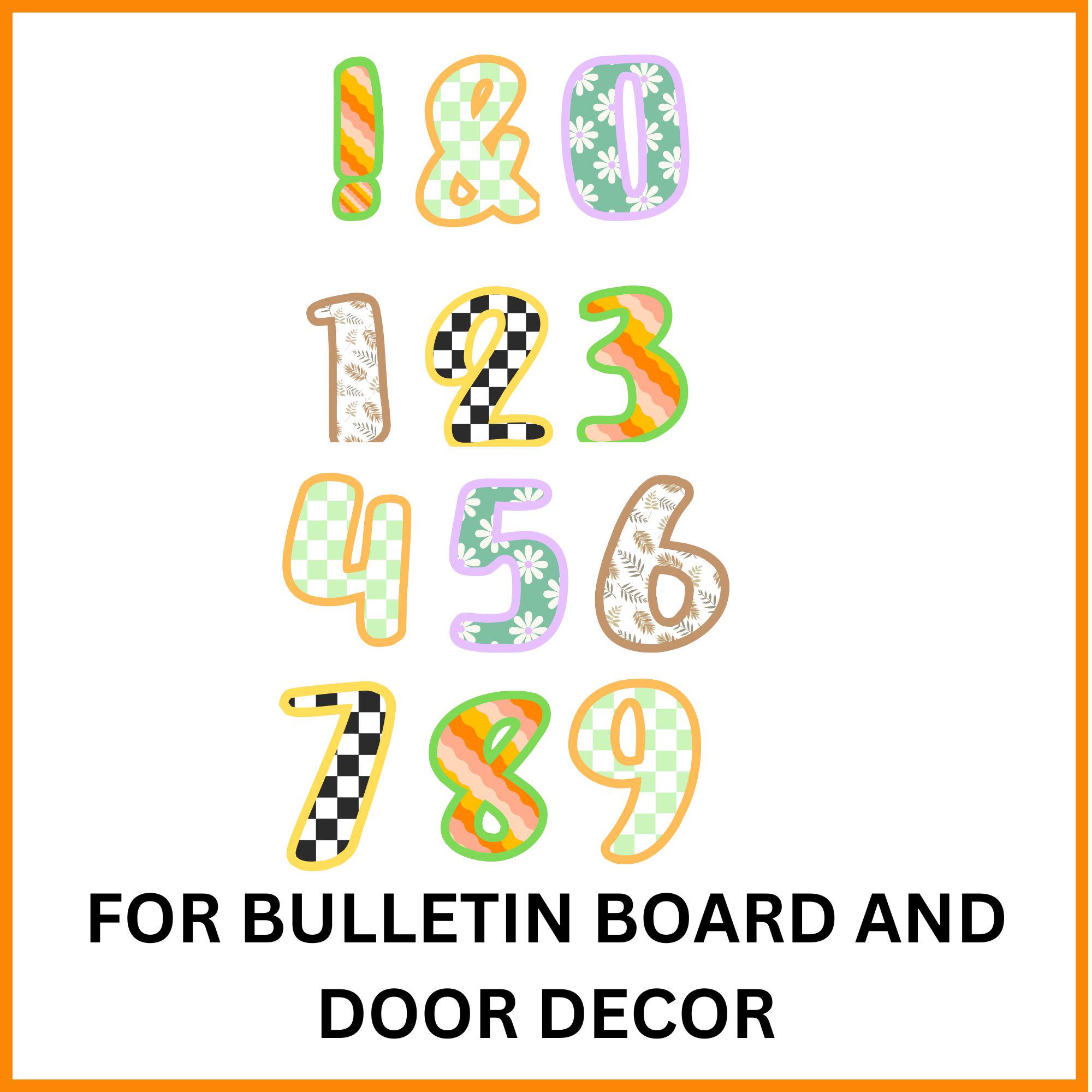 Bulletin Board Letters Retro Bulletin Board Letters Boho Bulletin Board ...