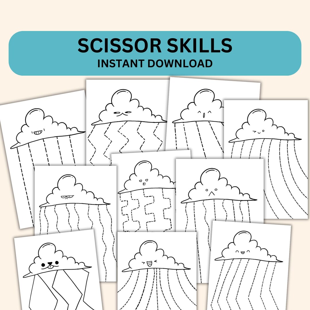 Scissor Skills Cutting Practice Preschool Worksheets Preschool ...