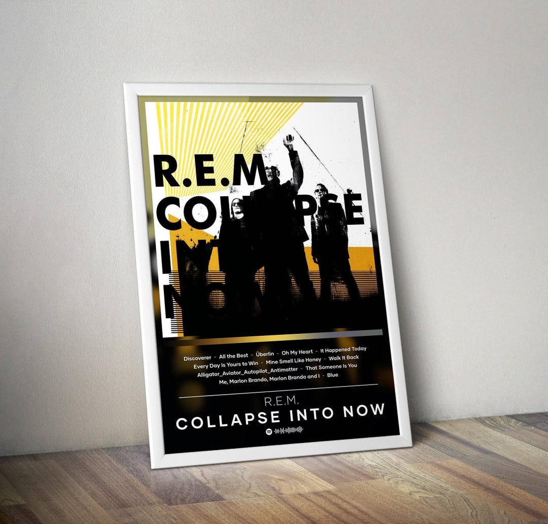 REM Poster | Collapse Into Now Poster | Album Poster Print | 4 Color ...