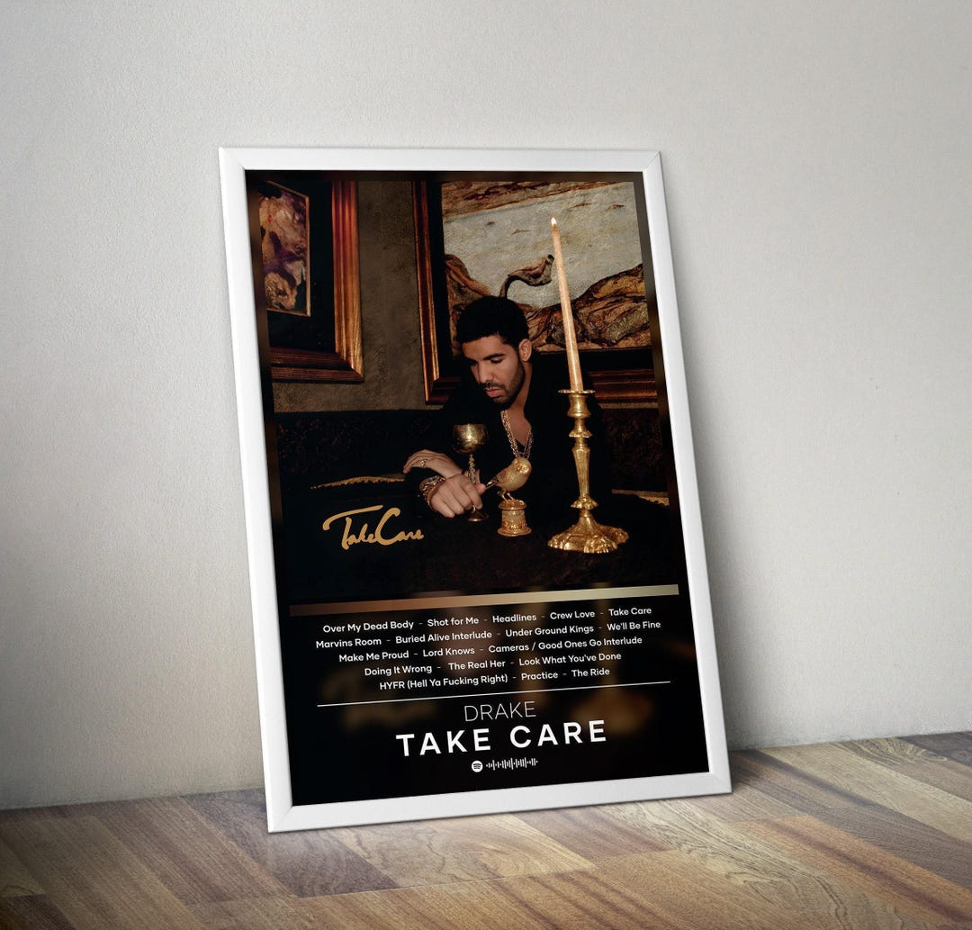 Drake Poster Print Take Care Poster Album Poster Prints 4 Colors Wall ...