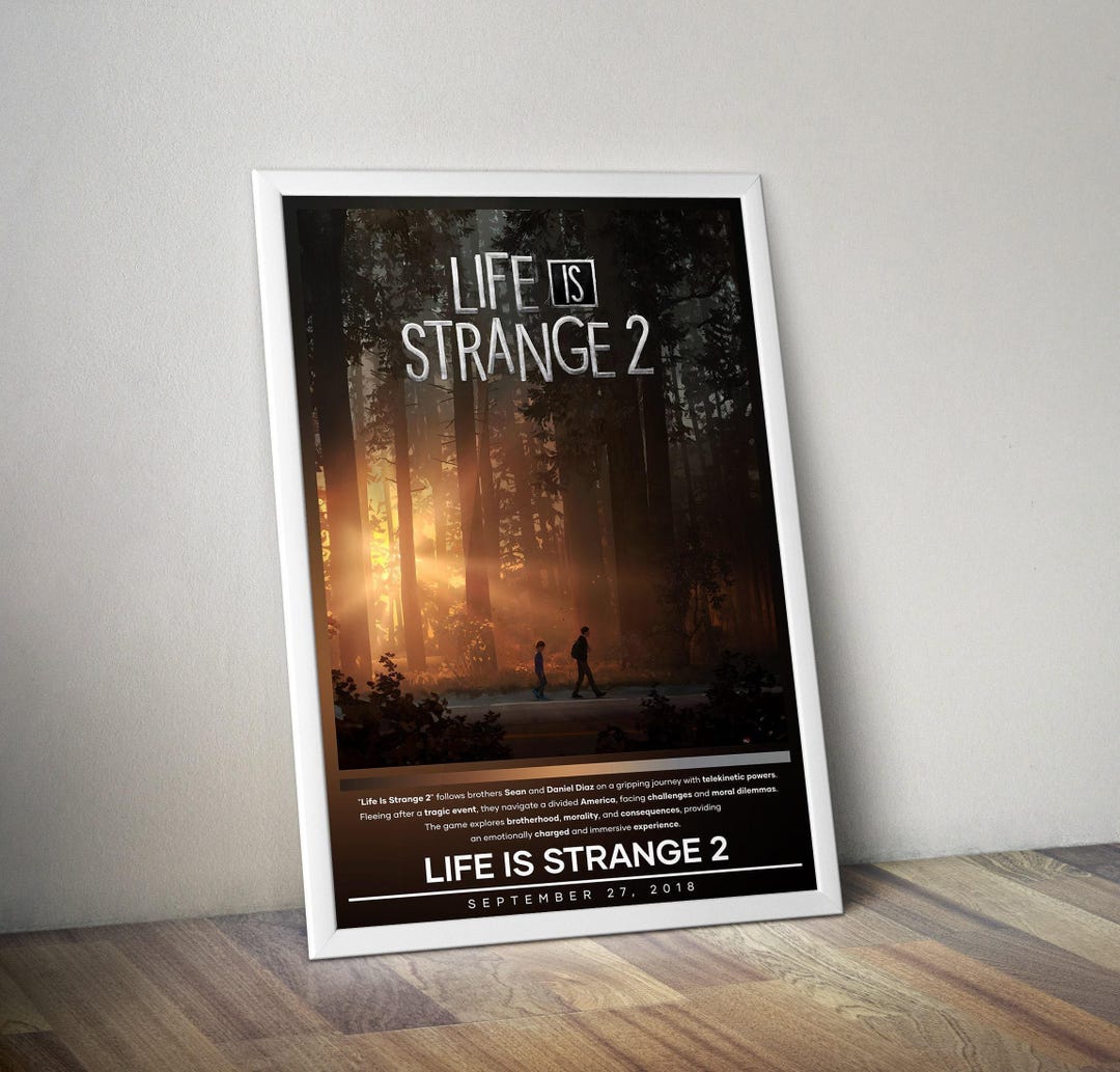 Life is Strange 2 Poster Life is Strange Prints Gaming Posters 4 Colors ...