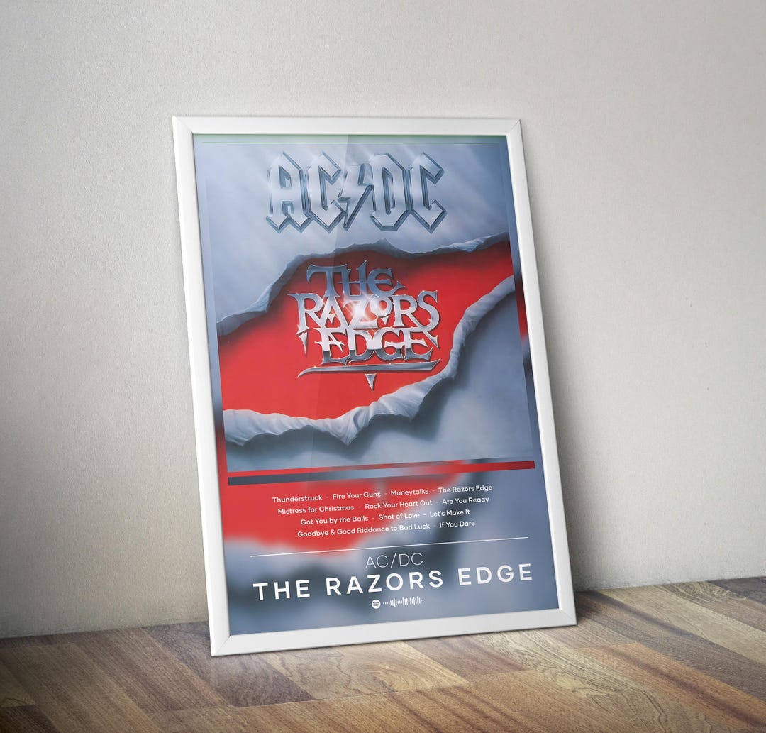 AC/DC Poster Print | the Razors Edge Poster | Album Poster Prints | 4 ...