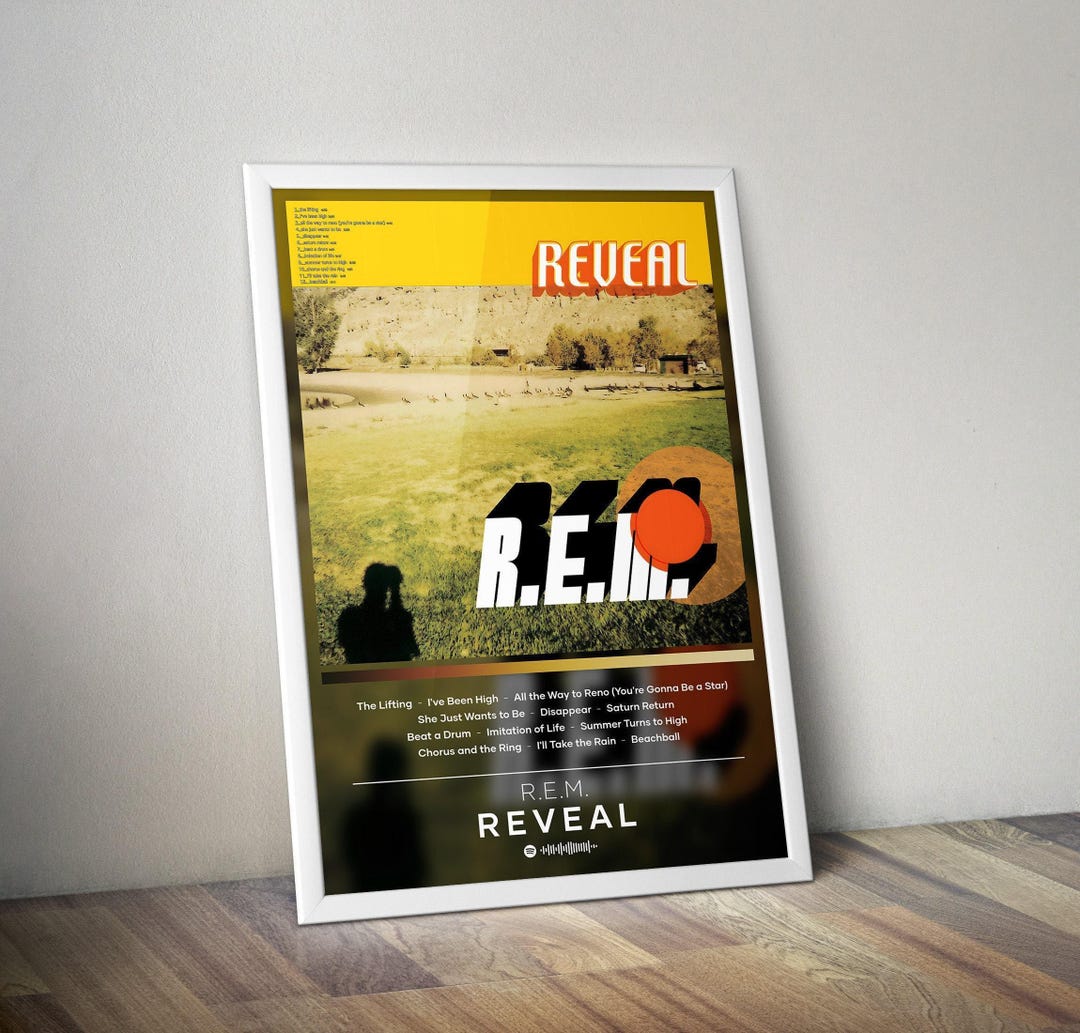 REM Poster | Reveal Poster | Album Poster Print | 4 Color | Wall Decor ...