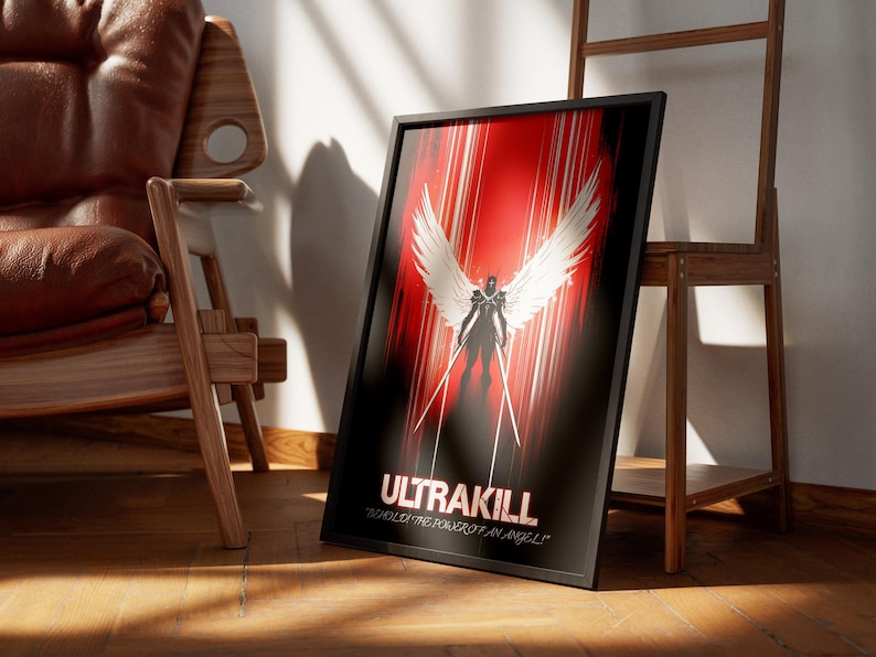 Gabriel Ultrakill Ultrakill Poster Ultrakill Artwork Gaming Poster HD ...