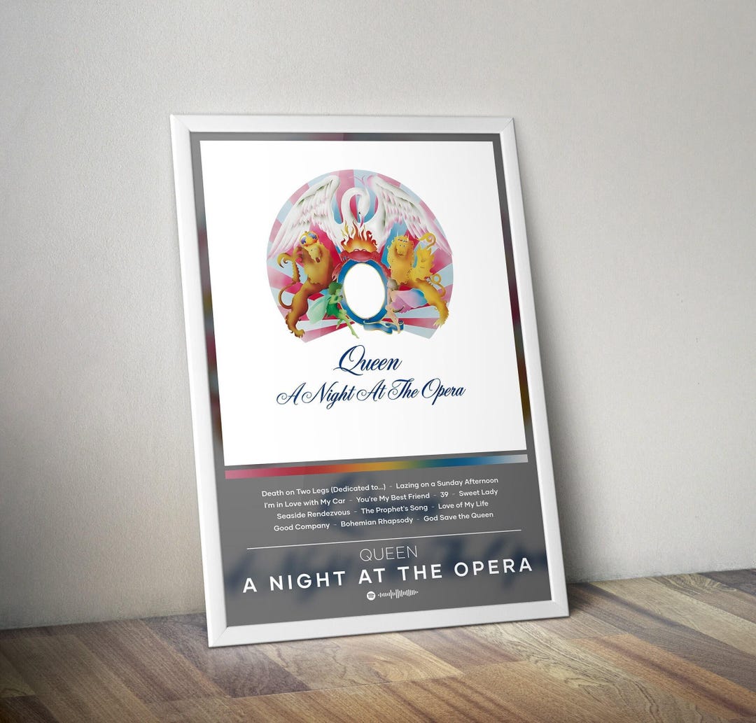 Queen Poster A Night at the Opera Poster Album Poster Print 4 Color ...