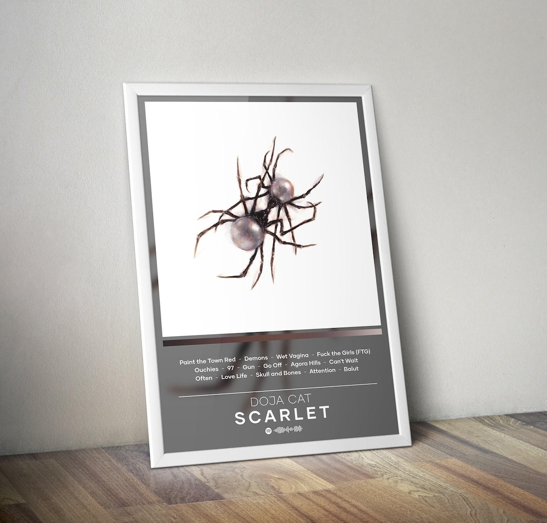 Doja Cat Poster Print | Scarlet Poster | Album Poster Print | 4 Colors ...