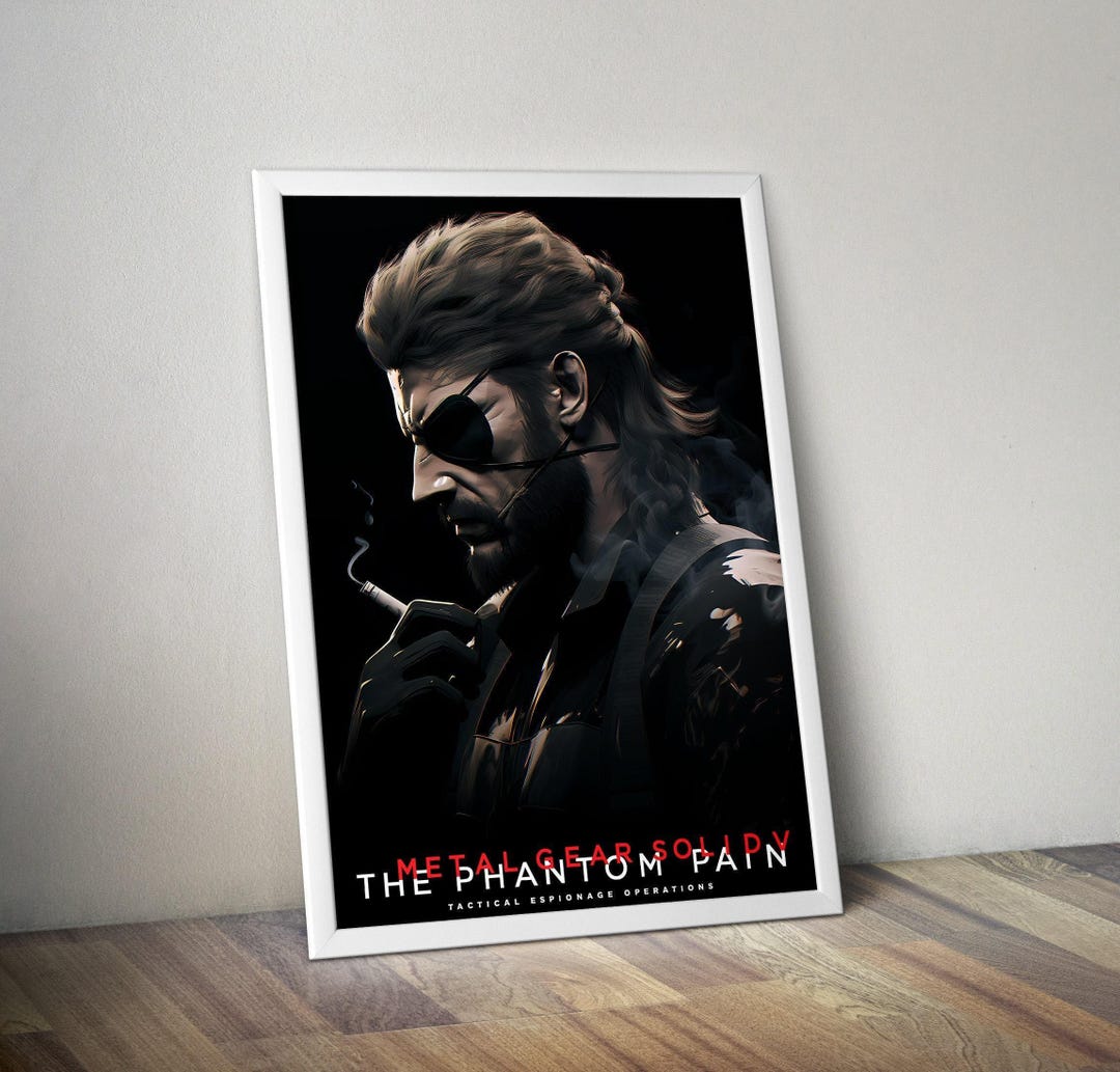 Solid Snake | Metal Gear Solid Poster | MGS 5 Artwork | Gaming Poster ...