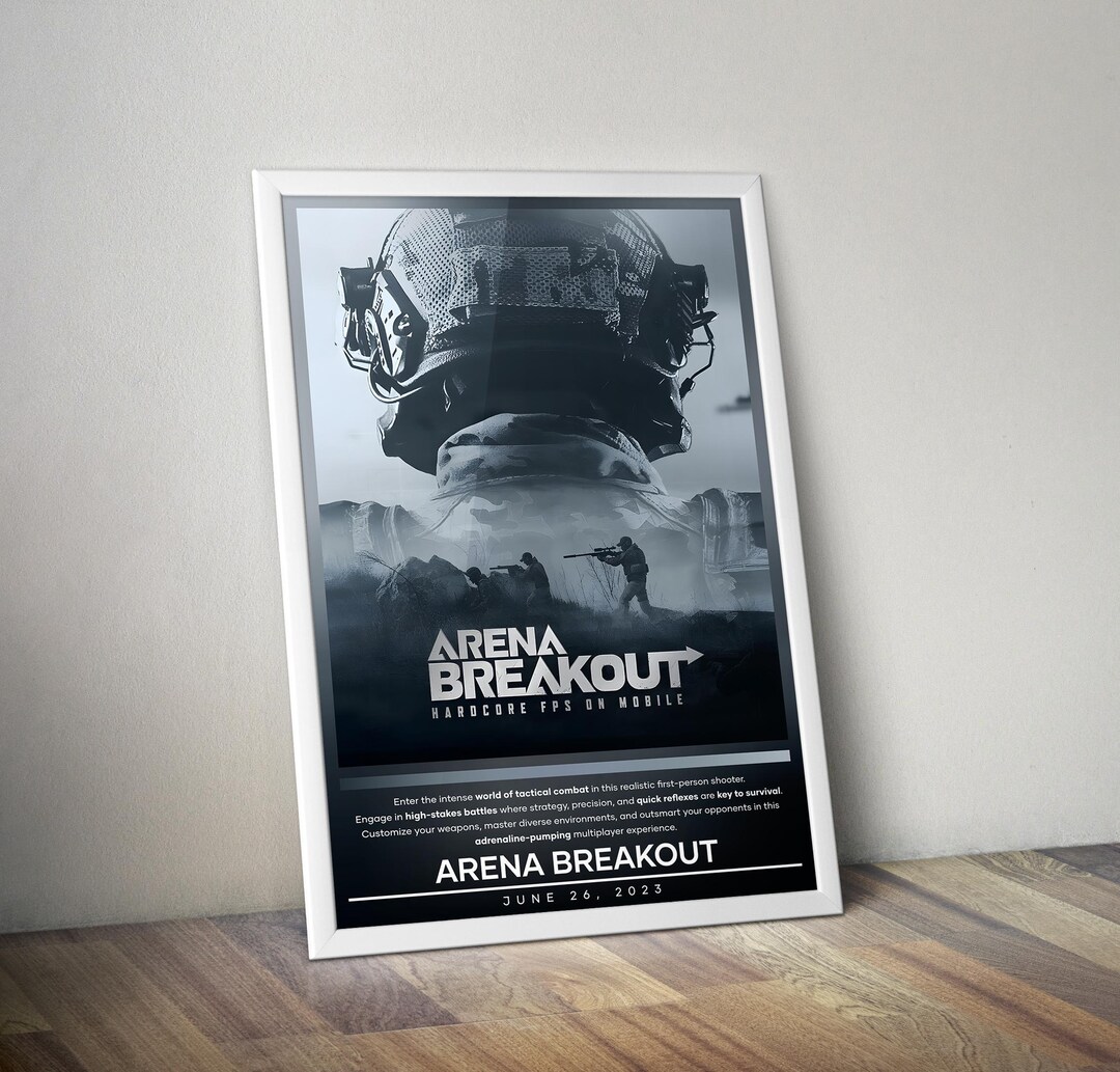 Arena Breakout: Infinite Poster Arena Breakout Prints Gaming Posters 4 ...