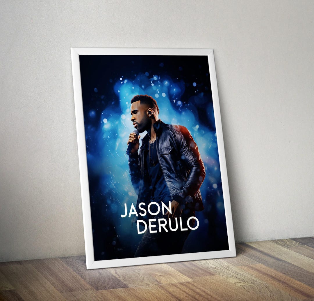 Jason Derulo Poster Print Artist Illustration Poster Artist Poster ...