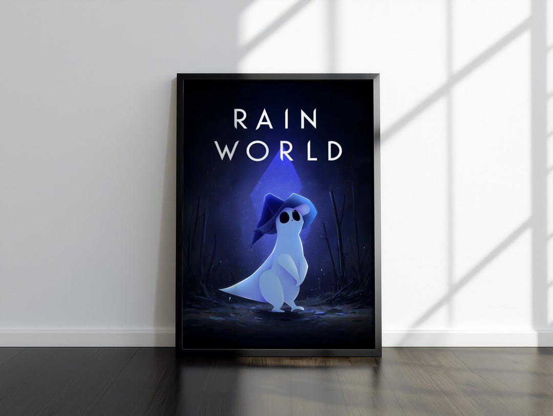Rain World Poster | Video Game Prints | Fast Shipping | Gaming Artworks ...