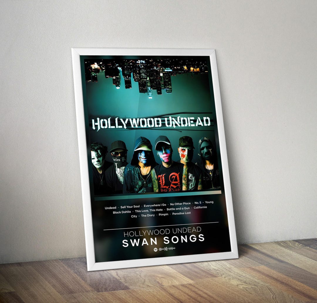 Hollywood Undead Print | Swan Songs Poster | Album Poster Prints | 4 ...