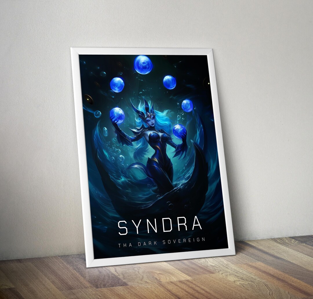 Syndra Poster League of Legends Poster Gaming Poster HD Color Game ...