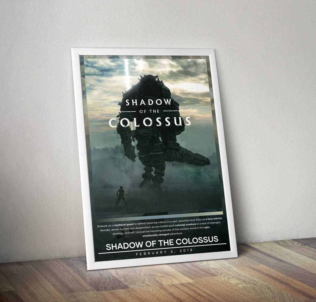 Shadow of the Colossus Poster Prints Gaming Poster Print 4 Colors Video ...