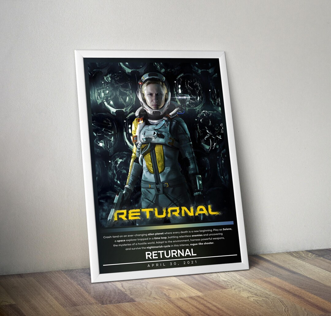 Returnal Poster | Returnal Print | Gaming Poster Print | 4 Colors ...