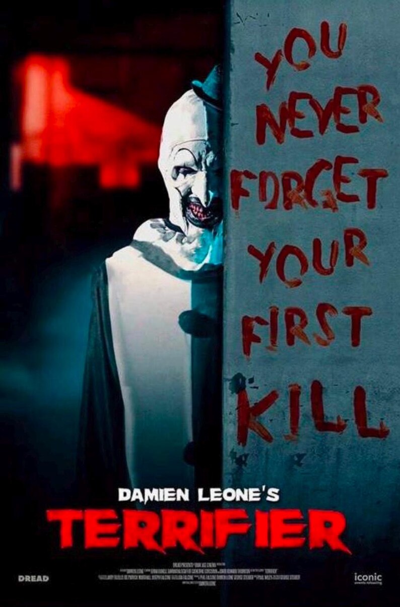 Terrifier Art the Clown Movie Poster - Etsy