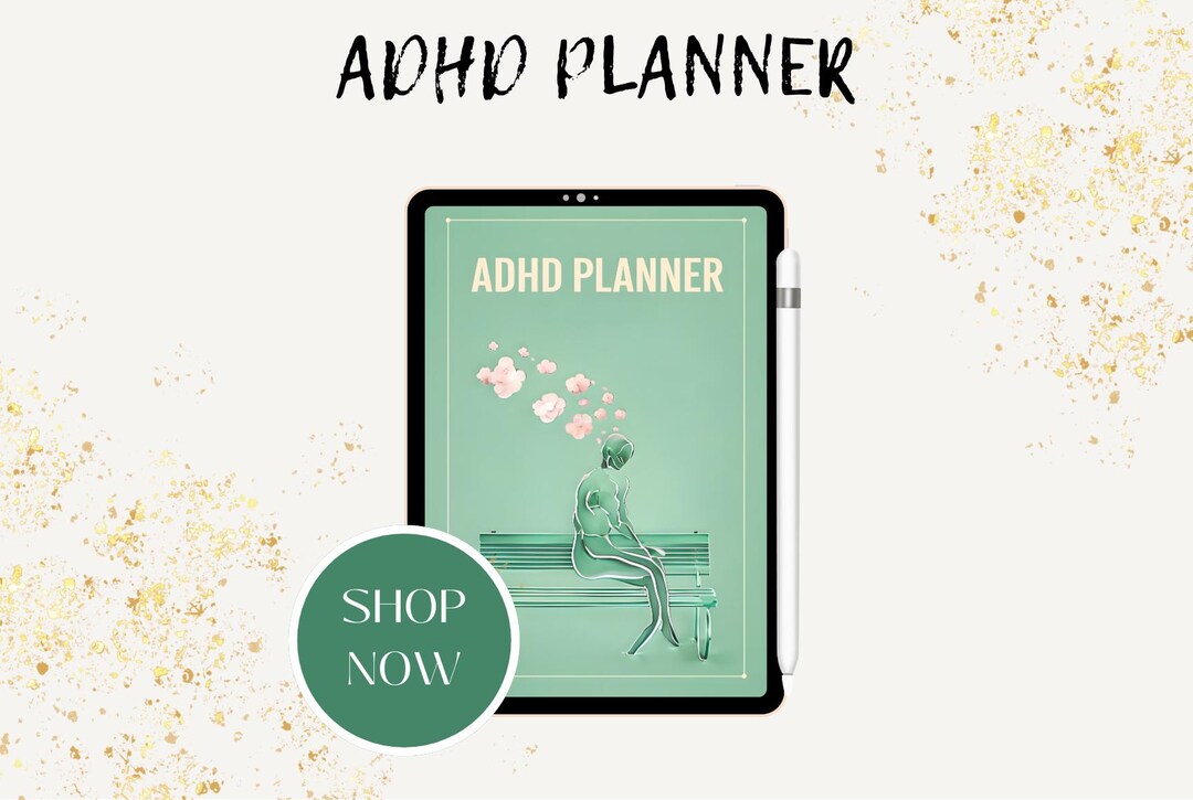 ADHD Digital Planner – Printable Neurodivergent Organizer, Undated Adhd ...