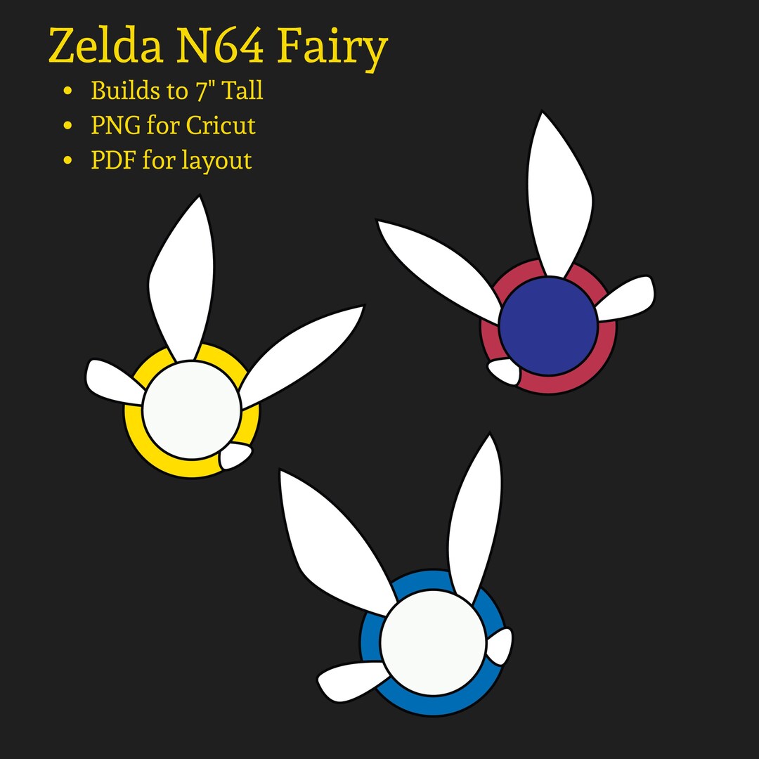 Zelda N64 Fairy - Digital Stained Glass Pattern - Full License - Etsy