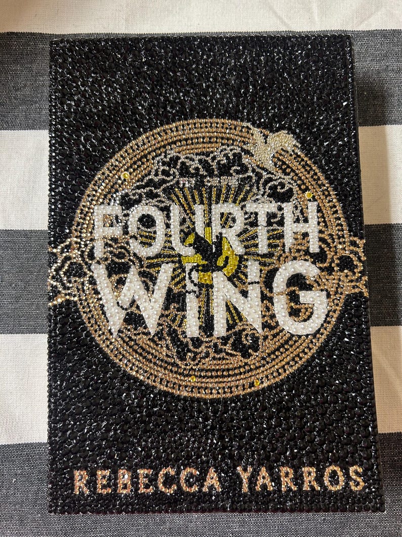 Fourth Wing Bedazzled Book - Etsy