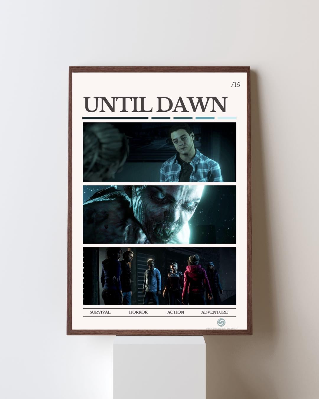 Until Dawn Poster, Gaming Wall Art, Video Game Poster, Gamer Gift, Game ...