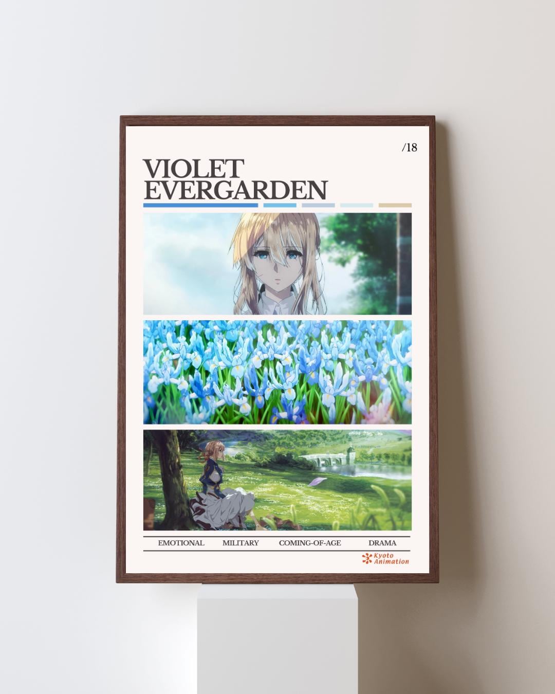 Violet Evergarden Poster, Matte Finish Wall Art, Anime Fan Gift, Home ...