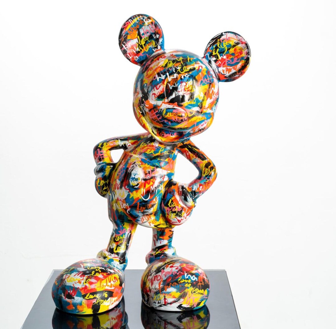 Pop Art, Mickey Mouse, Pop Art Mickey, Hand Made Mickey, Pop Art ...