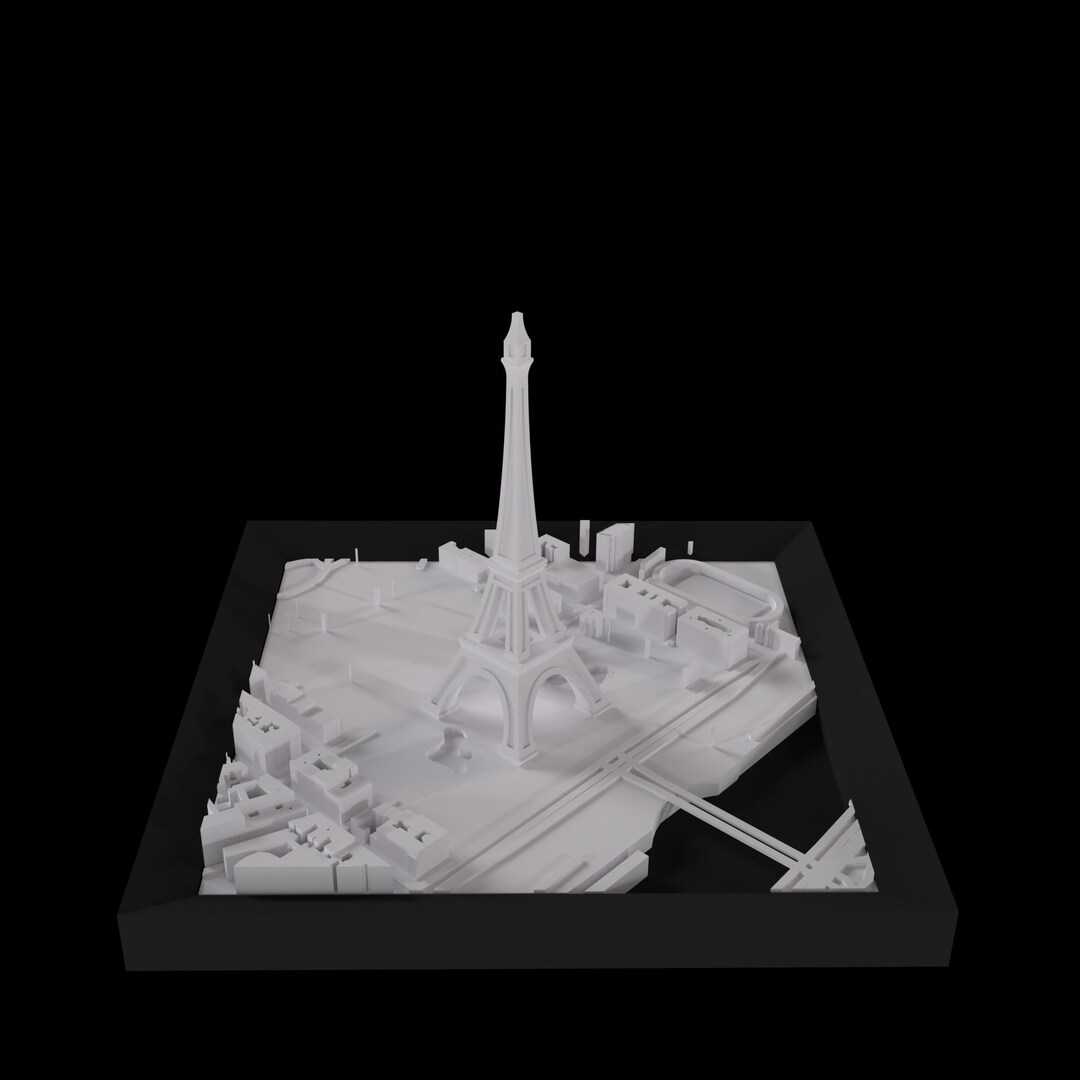 Paris - Eiffel Tower | Miniature | 3d Print Model - Etsy