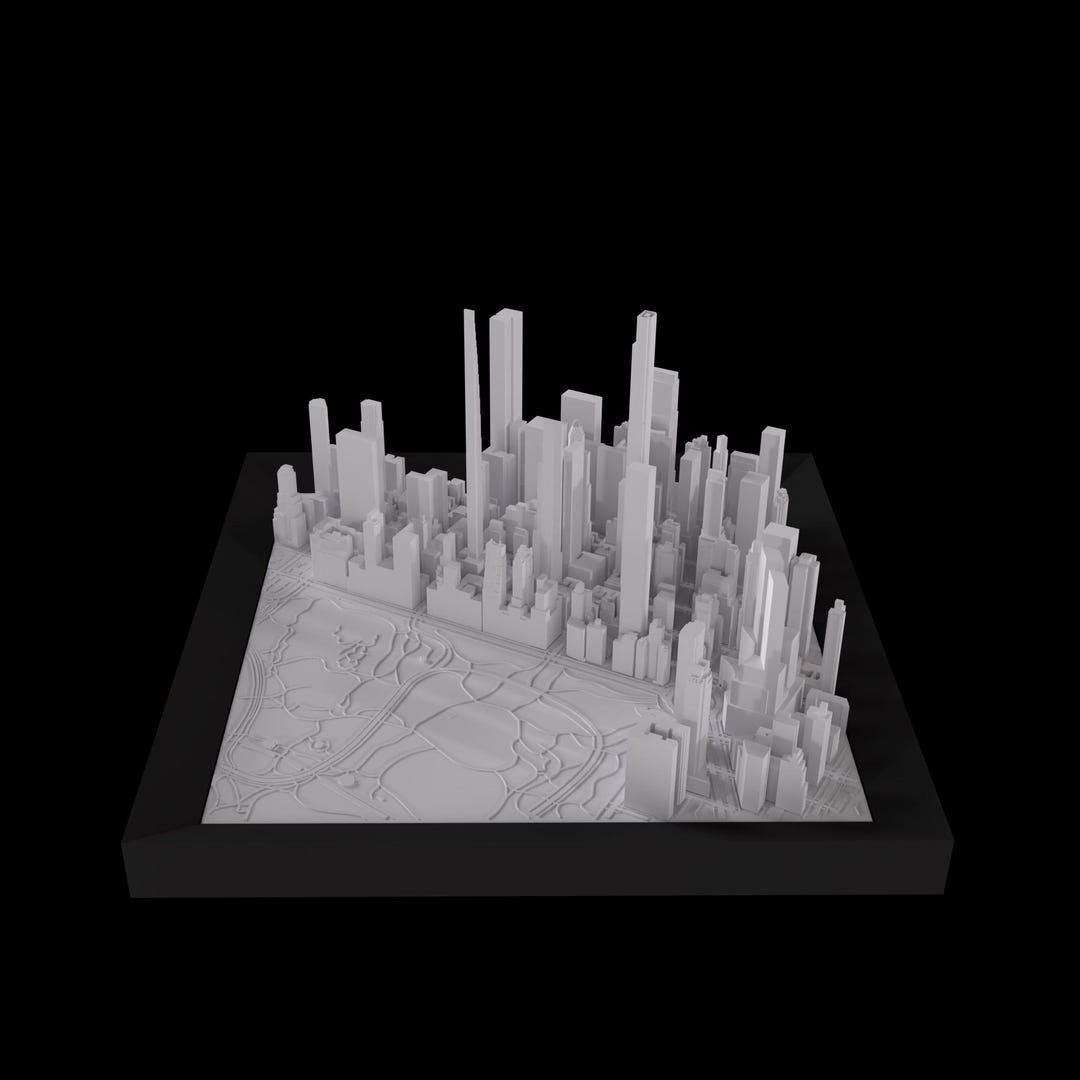 New York - Central Park | Miniature | 3d Print Model - Etsy