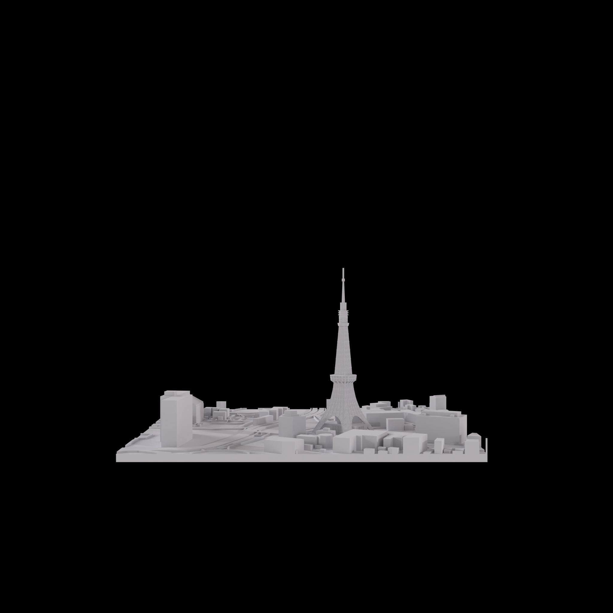 Tokyo Tower | Miniature | 3d Print Model - Etsy