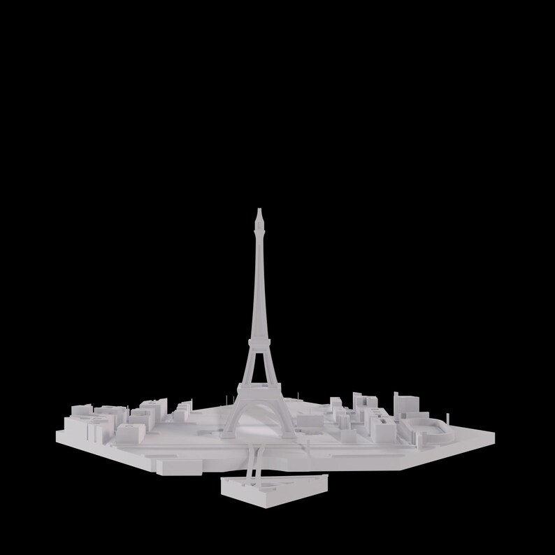 Paris - Eiffel Tower | Miniature | 3d Print Model - Etsy