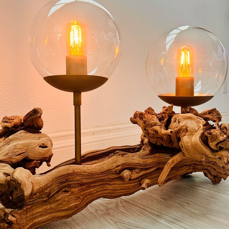 Driftwood Lamp - Etsy