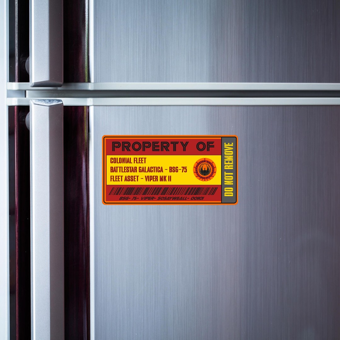 BSG Colonial Fleet Sticker Set | 6-pack Battlestar Galactica Decals ...